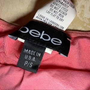 bebe | Tops | Bundle Super Cute Pink And Blue Bebe Rouched Tanks | Poshmark